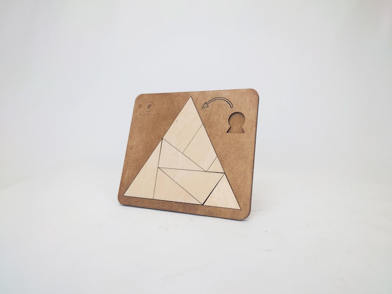 Triangle Puzzle Brain Teaser - Etsy