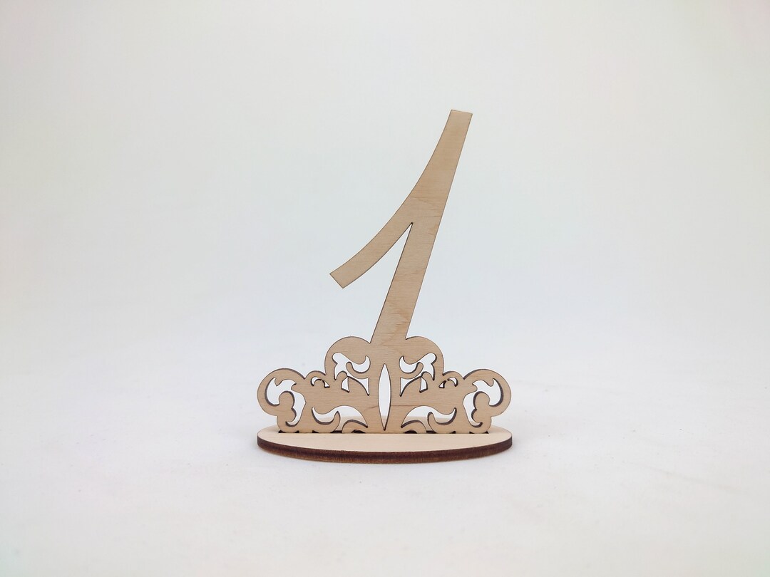 Wooden Standing Numbers for Weddings Birthday Parties - Etsy