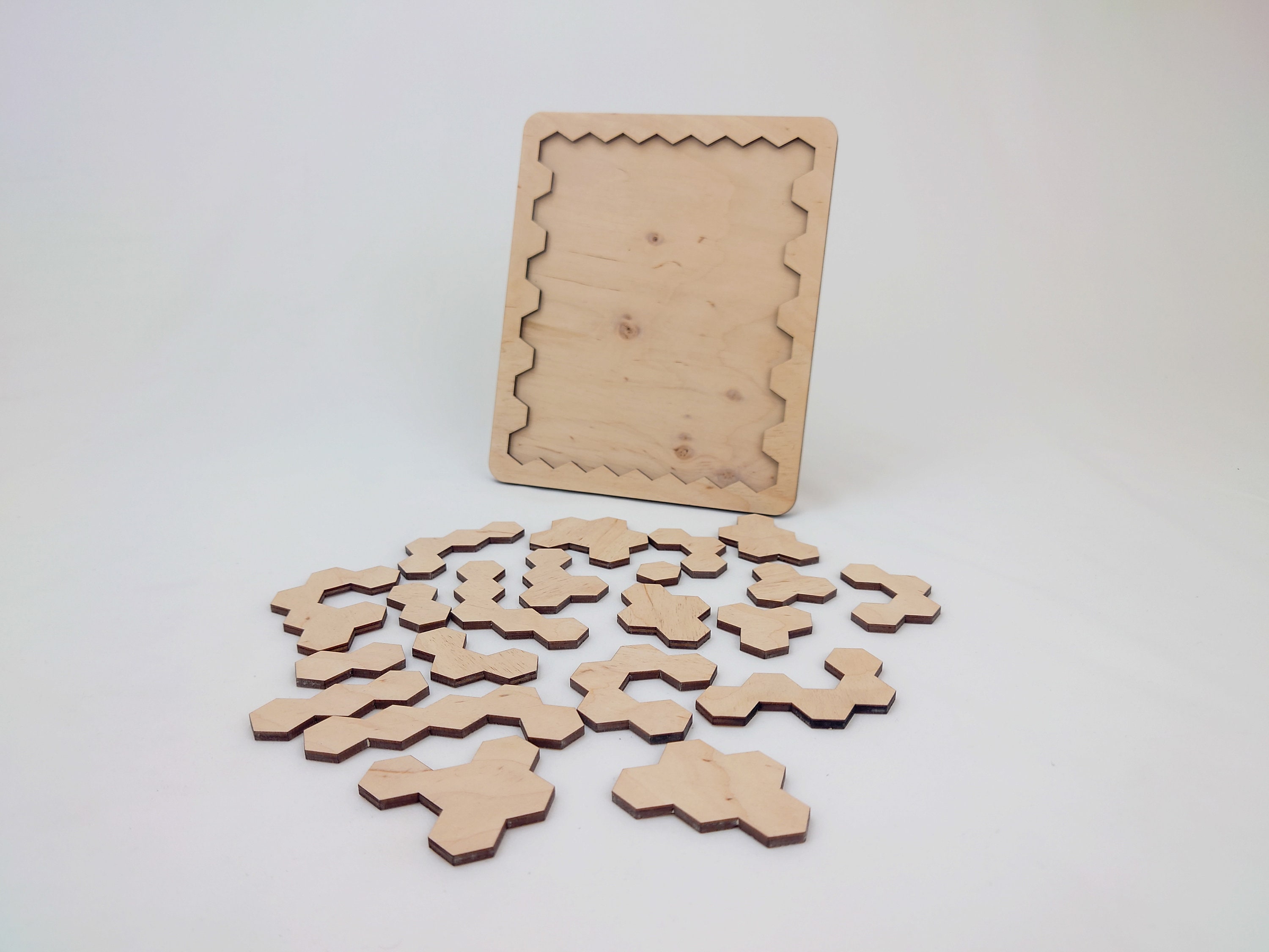 Honeycomb Brain Teaser Puzzle Game for Coffee Tables, Family Rooms ...