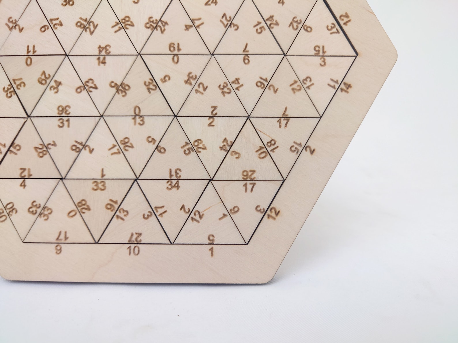 Number Triangle Puzzle /wooden Brainteaser for Adults and Teenagers - Etsy