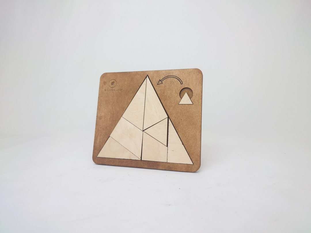 Triangle Puzzle Brain Teaser - Etsy