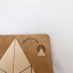 Triangle Puzzle Brain Teaser - Etsy