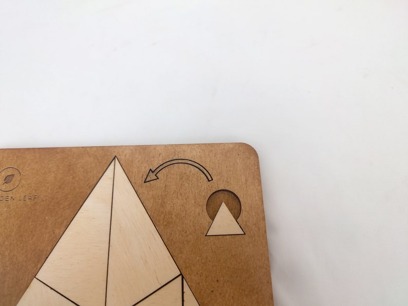 Triangle Puzzle Brain Teaser - Etsy