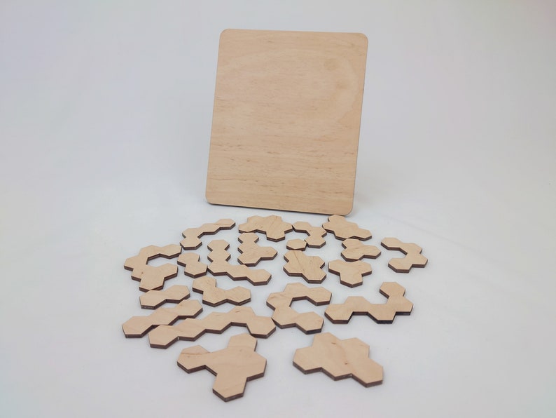 Honeycomb Brain Teaser Puzzle Game for Coffee Tables, Family Rooms ...