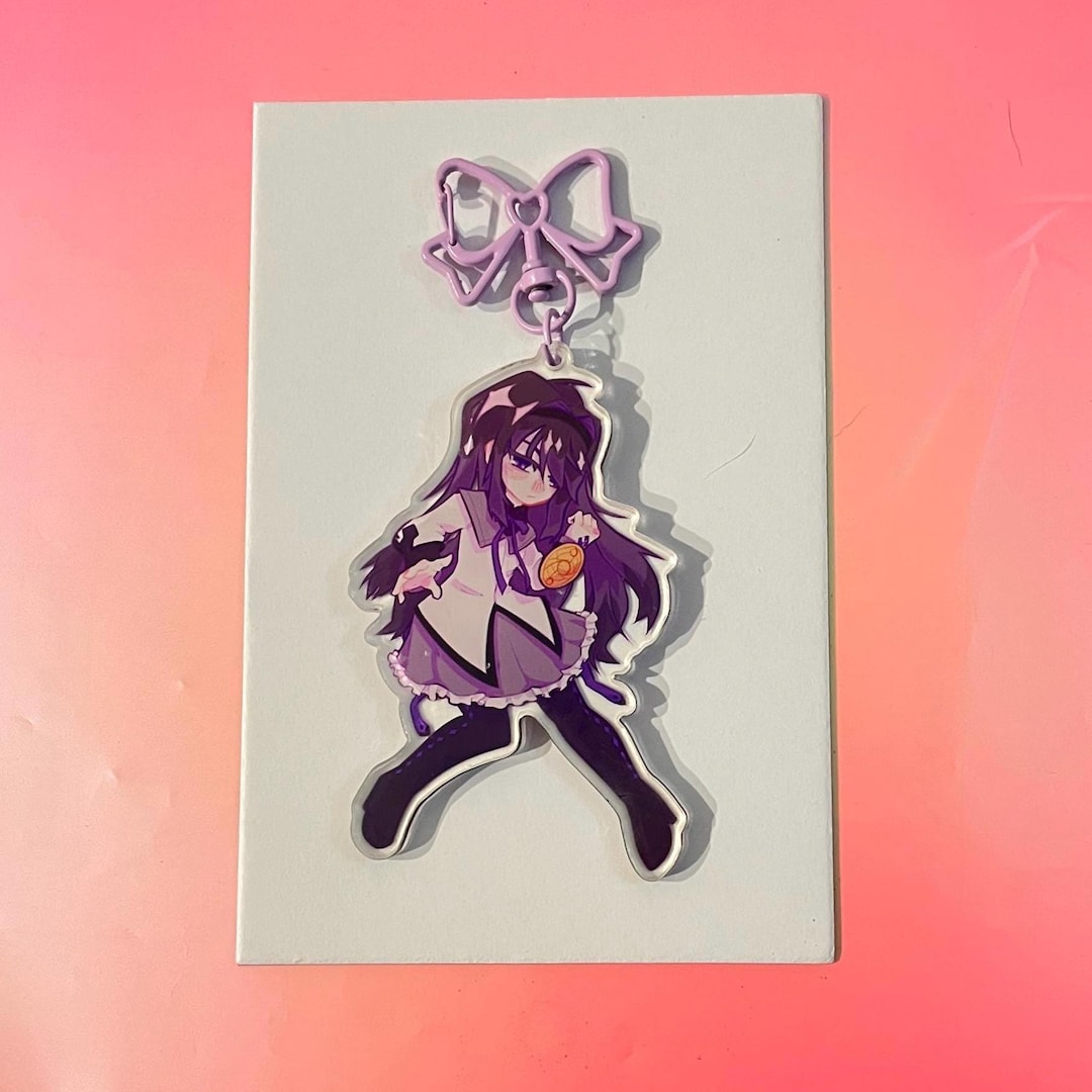 Madoka Magica Keychains - Homura Akemi - Etsy