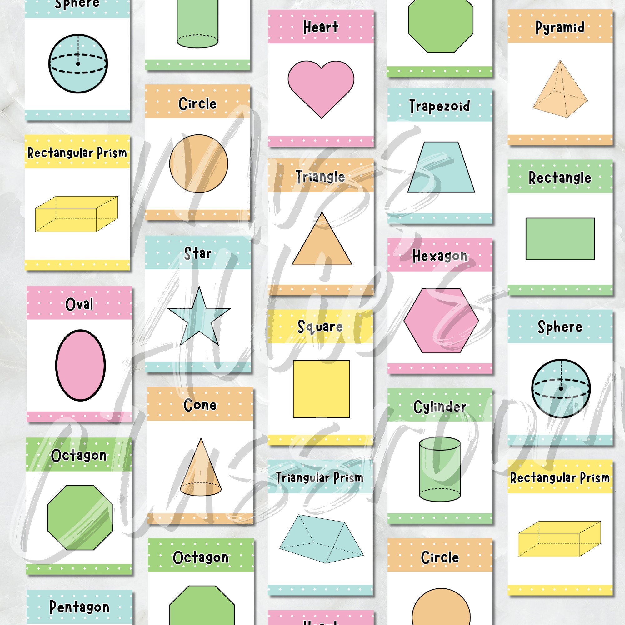 2D and 3D Shape Posters | Classroom Decor | Classroom Printables ...