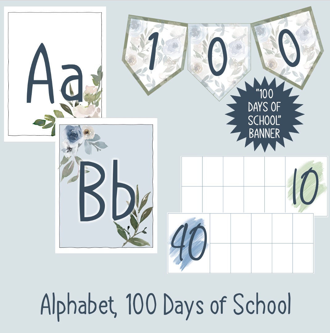 Floral Classroom Bundle - Etsy