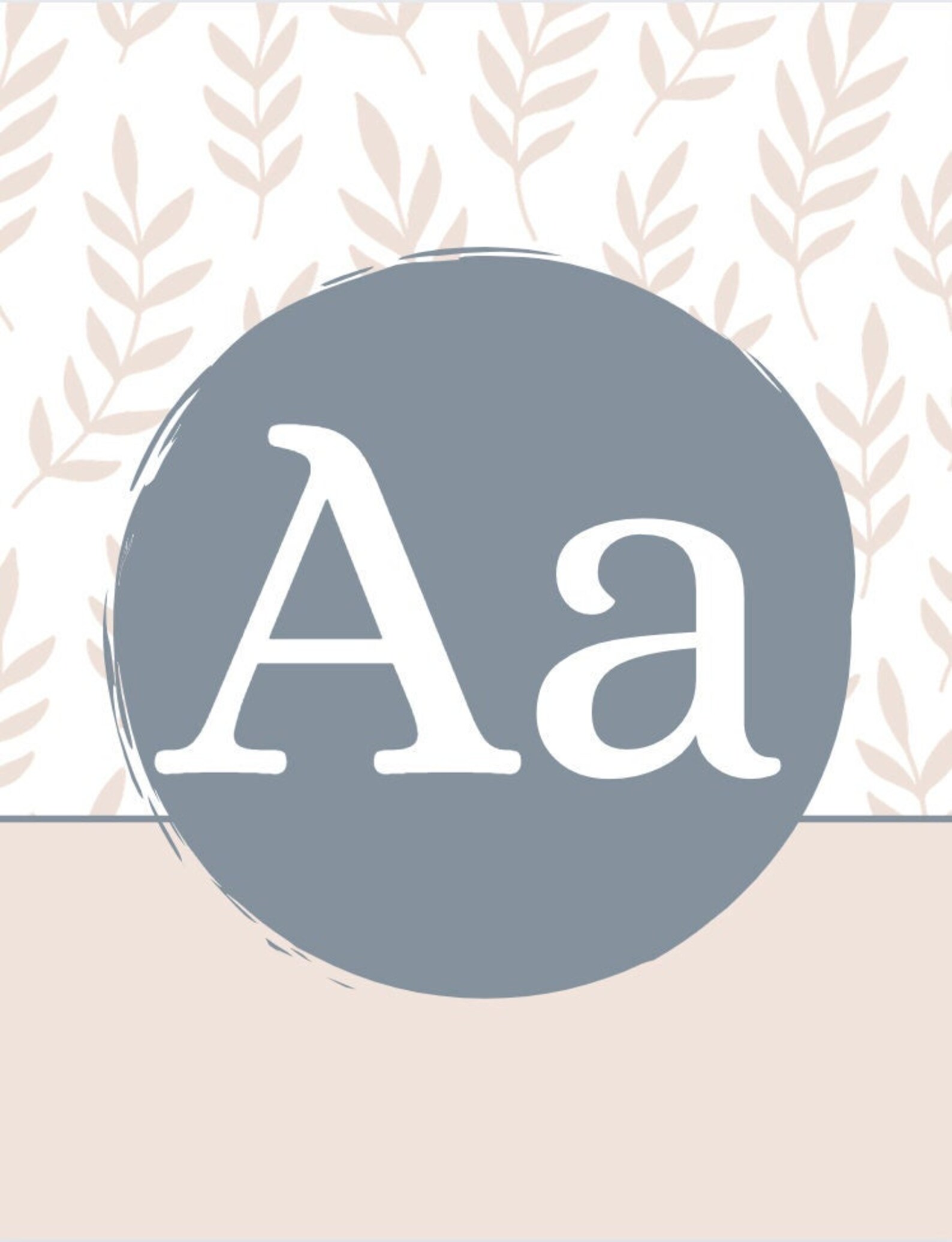 Alphabet Template *digital Download* - Etsy