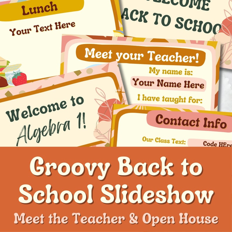 Back to School Slideshow | Meet the Teacher | Open House | Elementary ...