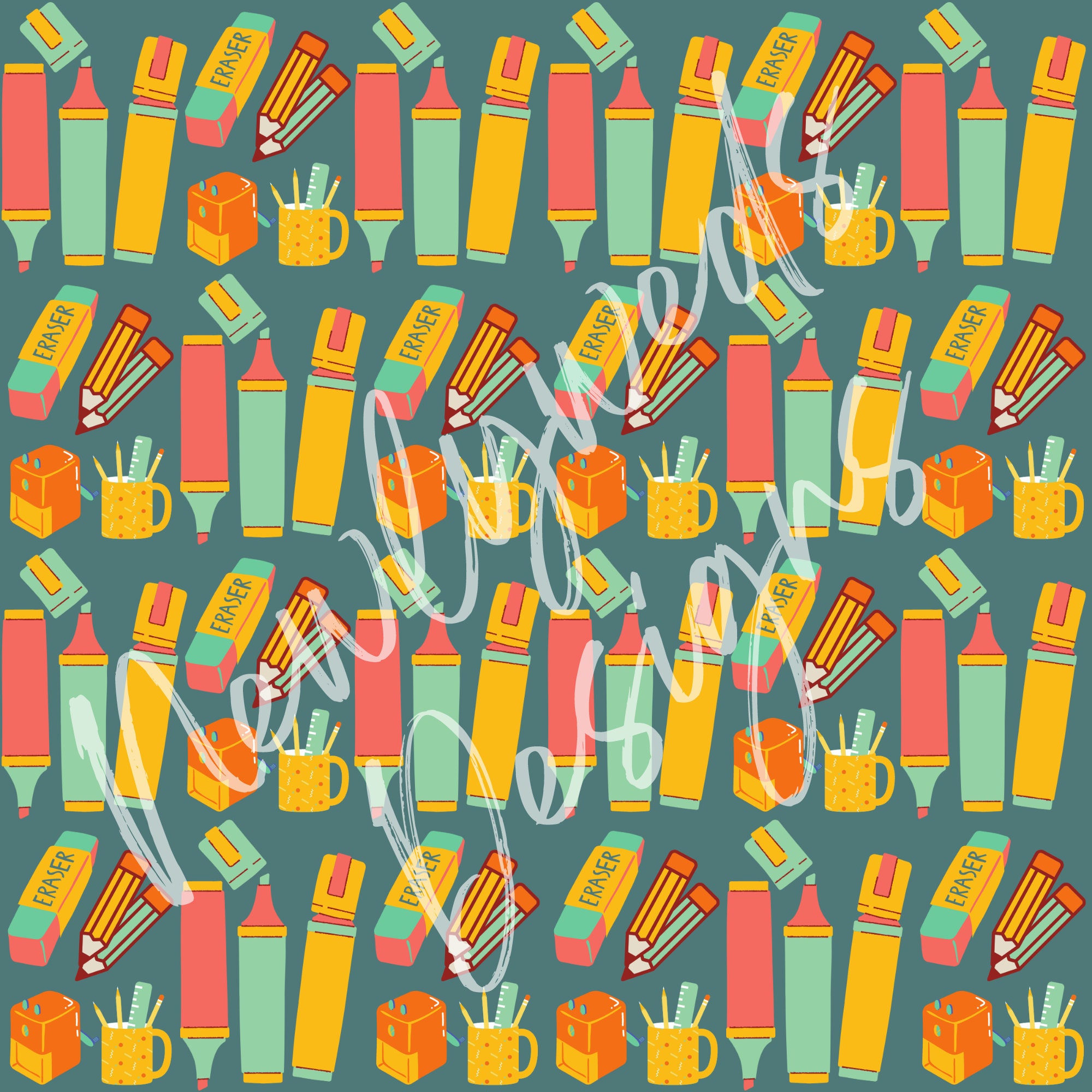 Back to School Themed Digital Paper Digital Download JPEG - Etsy