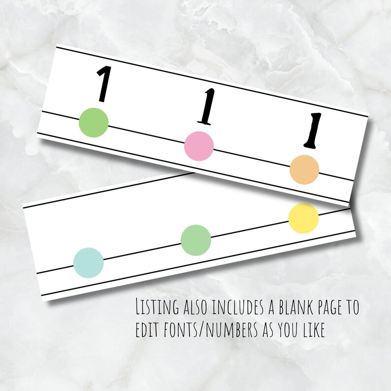 Number Line Posters | Skip Counting Posters | Classroom Decor ...