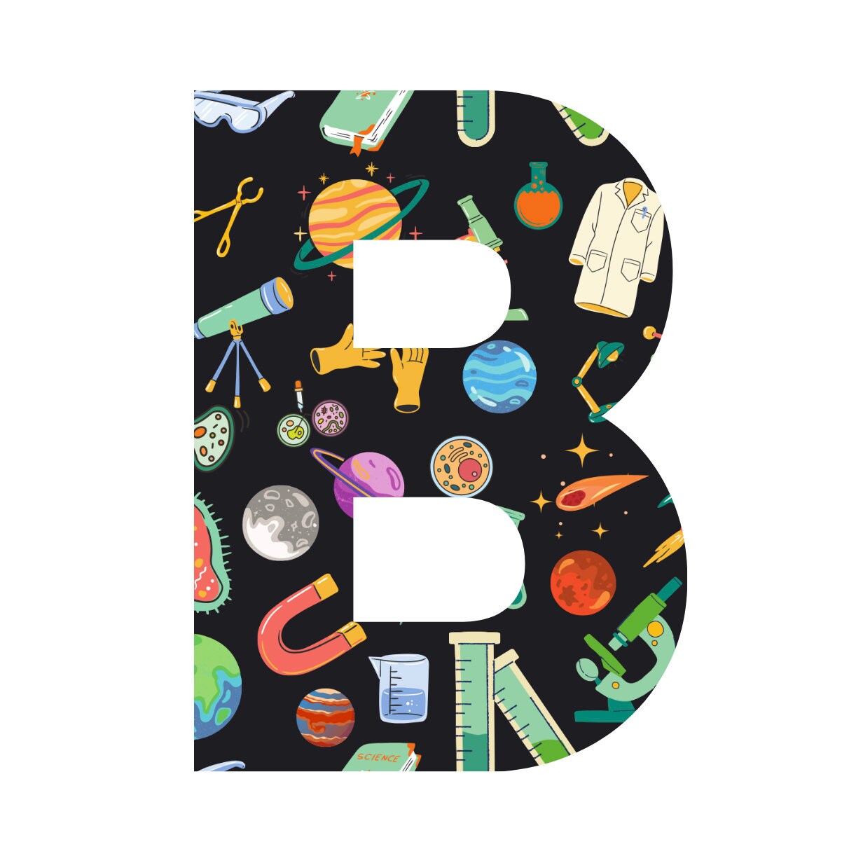 Science Themed Bulletin Board Letters - Etsy