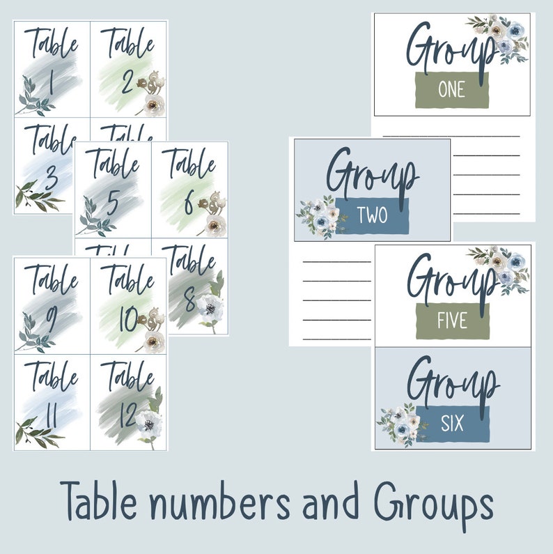 Floral Classroom Bundle - Etsy