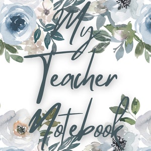 Editable Teacher Binder Covers - Etsy