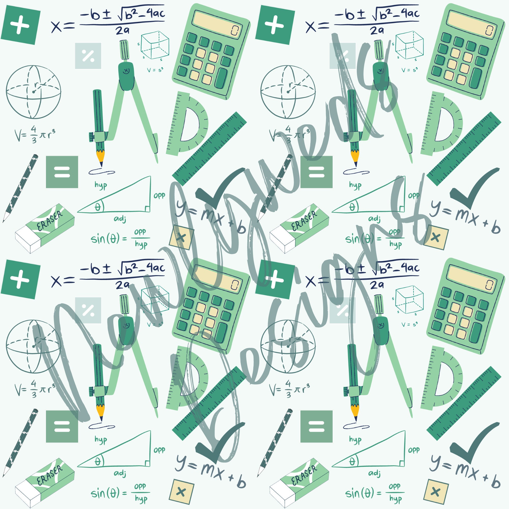 Back to School Themed Digital Paper Digital Download JPEG - Etsy