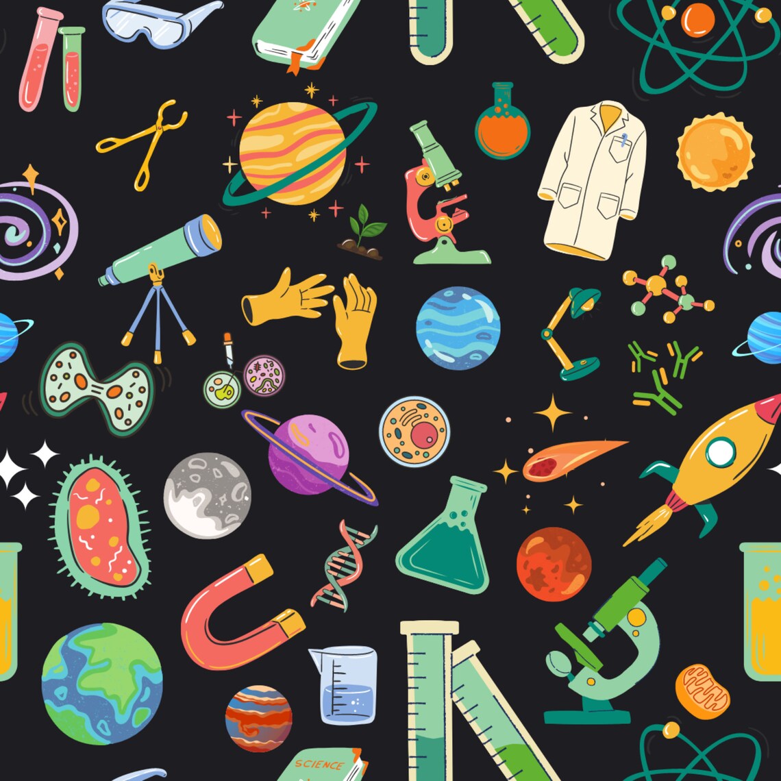 Science Themed Bulletin Board Letters - Etsy