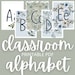 Classroom Alphabet Posters | Printable | Eucalyptus | Botanical ...