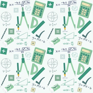 Math-themed Bulletin Board Letters - Etsy