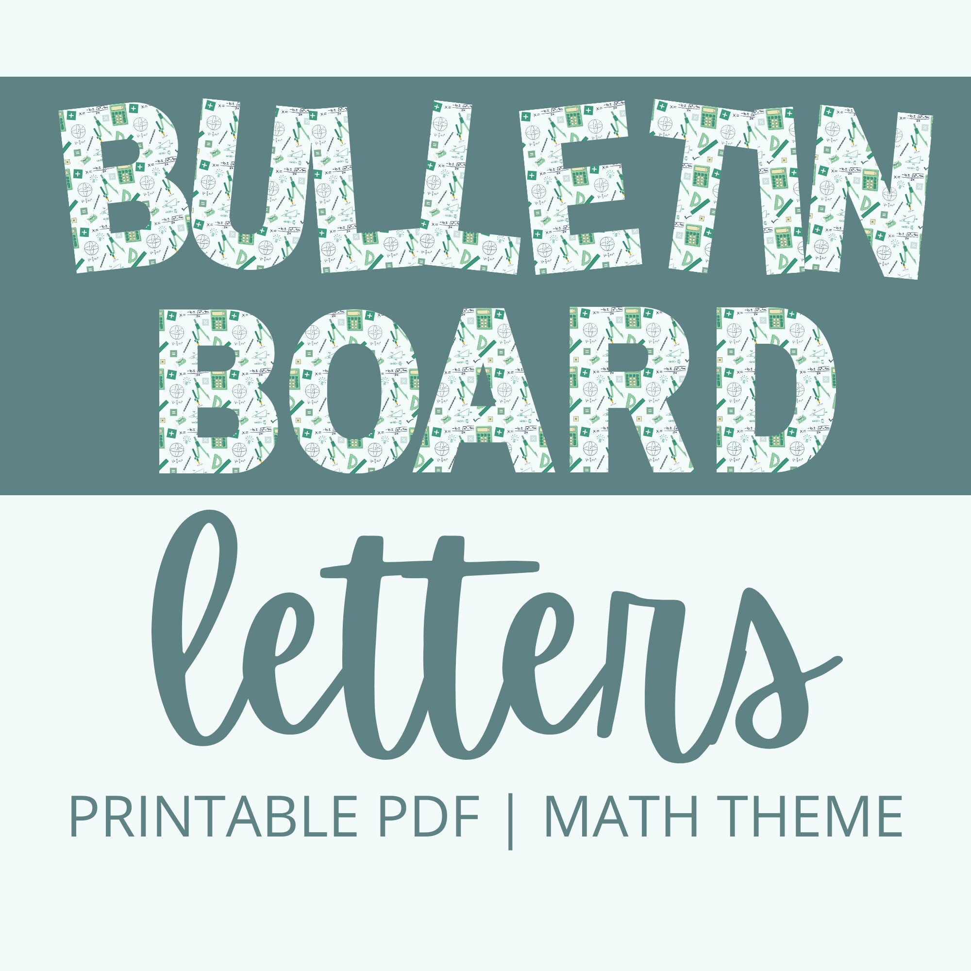 Math Sayings For Bulletin Boards