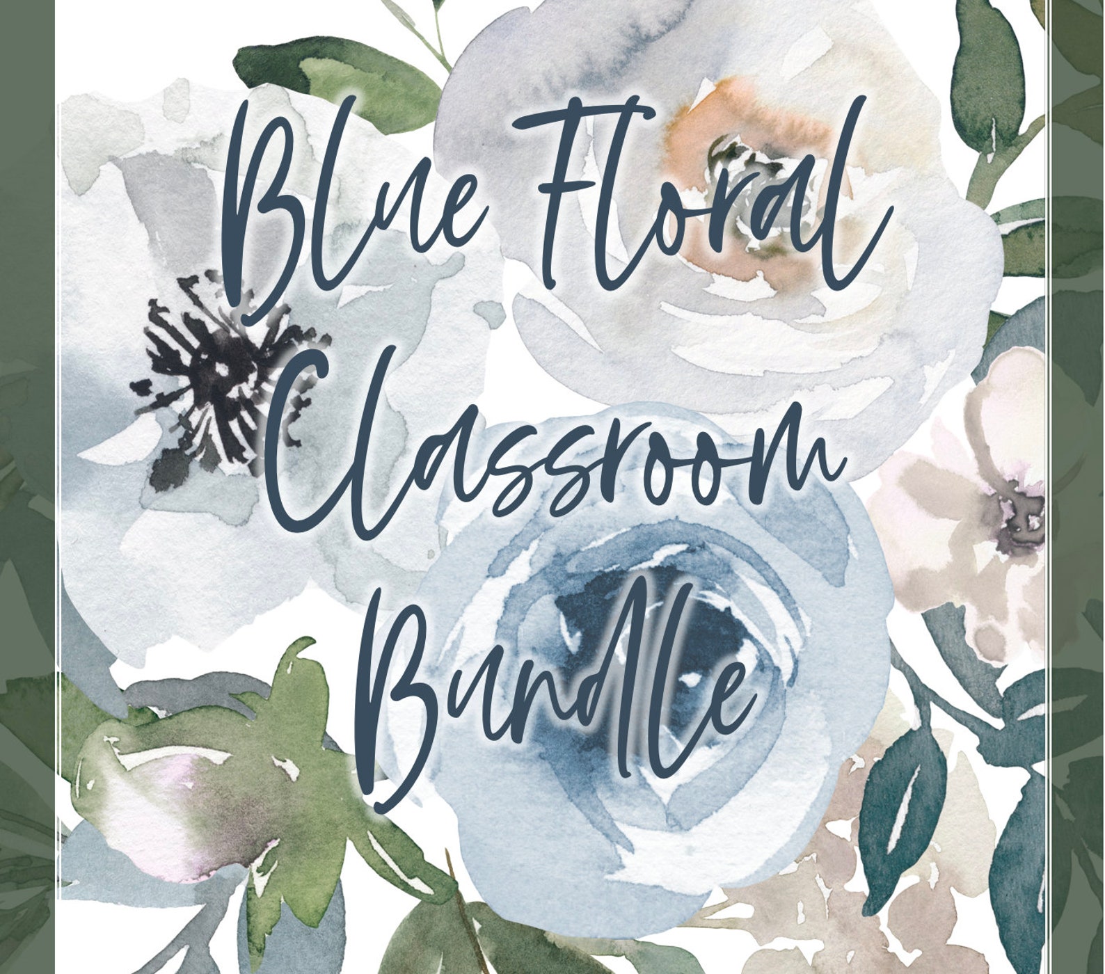 Floral Classroom Bundle - Etsy