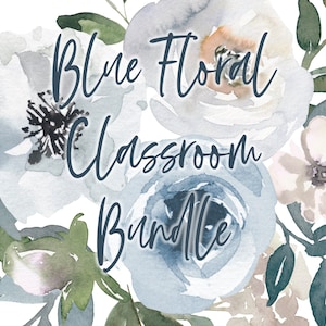 Floral Classroom Bundle - Etsy