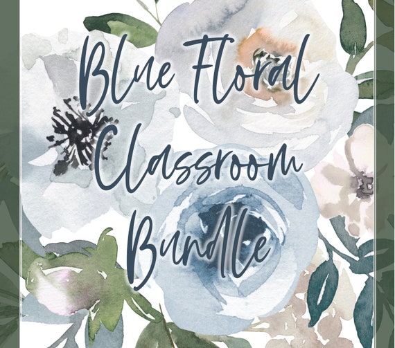 Floral Classroom Bundle - Etsy
