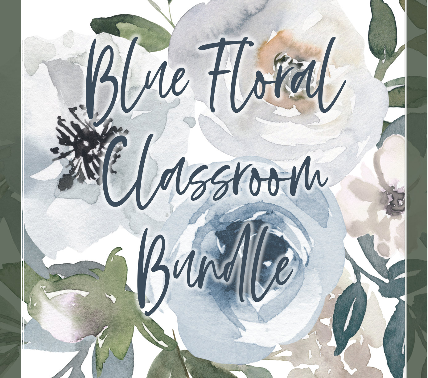 Floral Classroom Bundle - Etsy