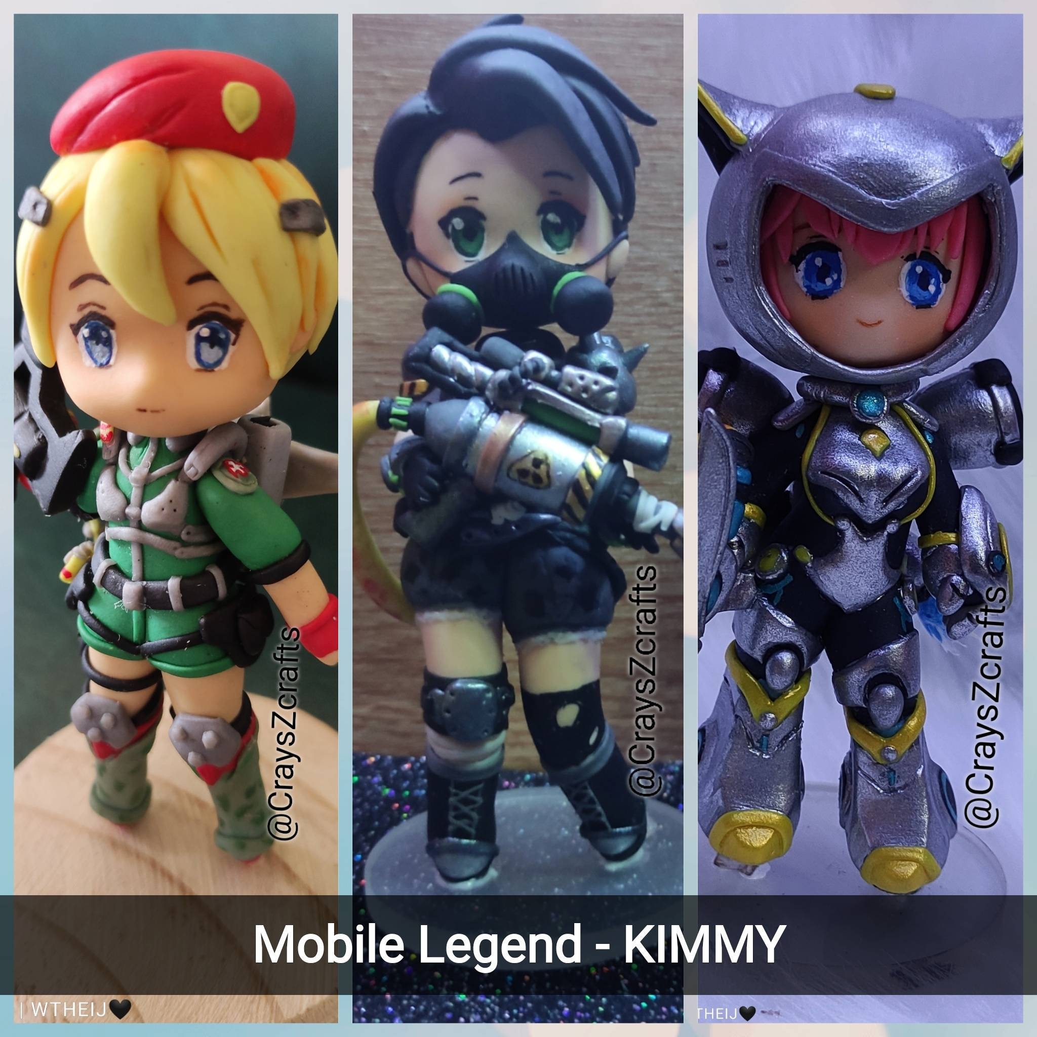 Mobile Legends Benedetta Collector Skin Yin Clay Figure Polymer Custom ...