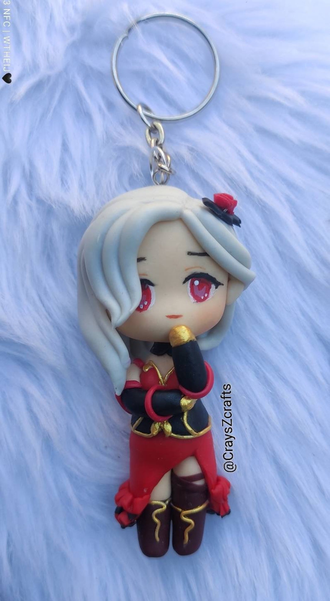 Mobile Legend Mini Figure Keychain MLBB Clay Figure Carmilla - Etsy