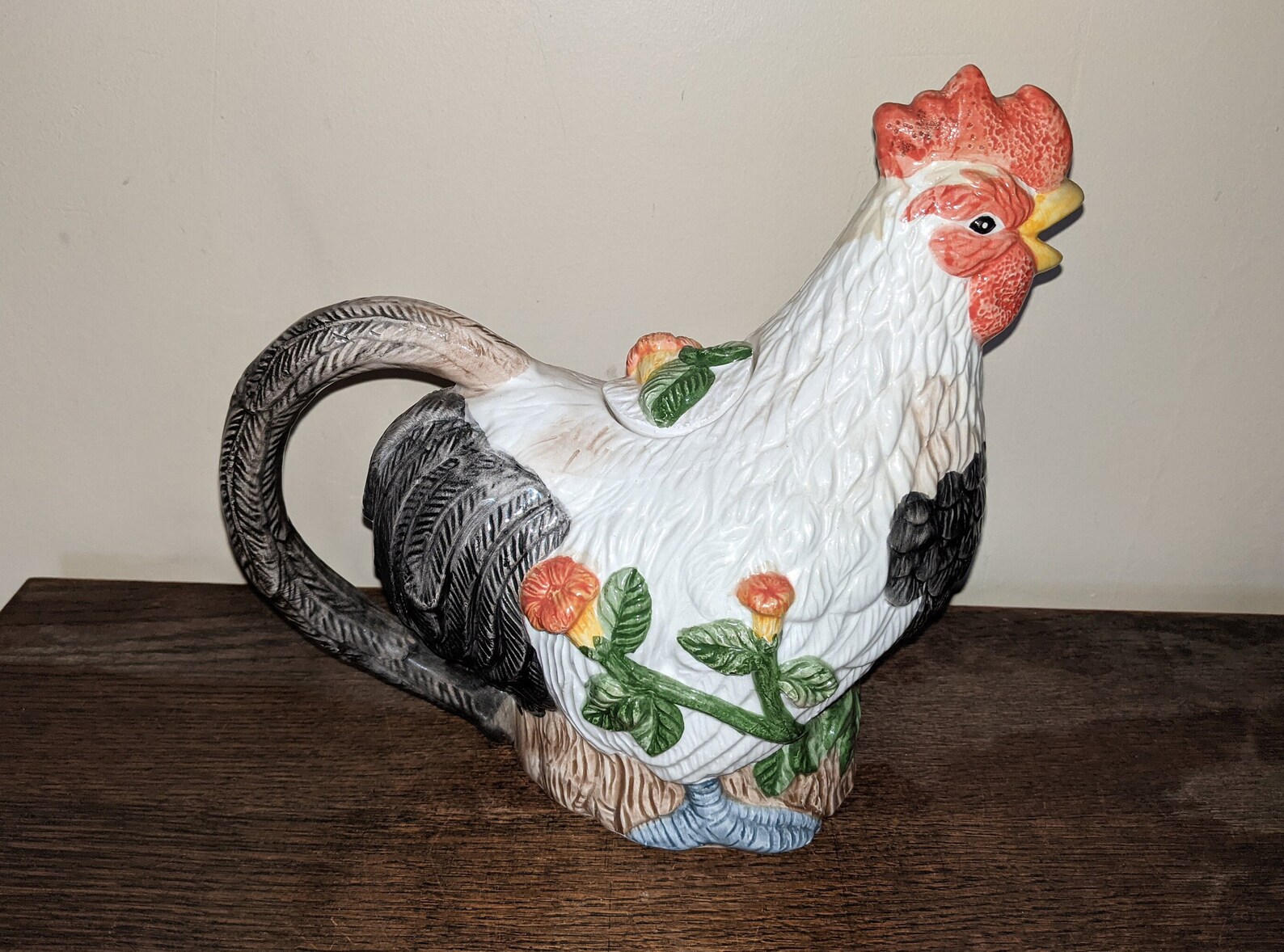 Vintage Decorative Ceramic Chicken Lidded Teapot - Etsy