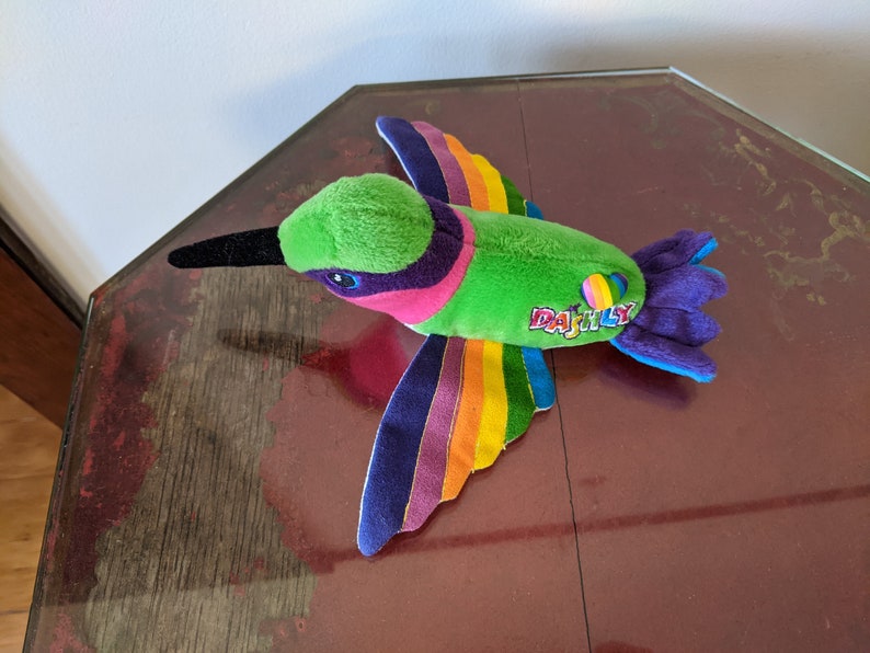 Vintage Lisa Frank Dashly Rainbow Hummingbird and Zangeen Toucan Bird ...