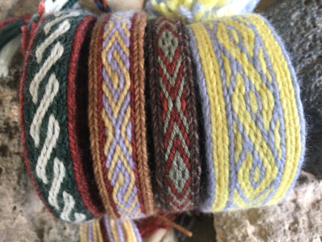 Tablet Weaving Pieces - Twist&turn Patterns - Etsy