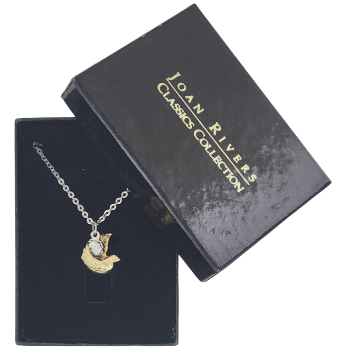 Joan Rivers Unsigned Two Tone Gold Silver Peace on Earth Bird Dove ...
