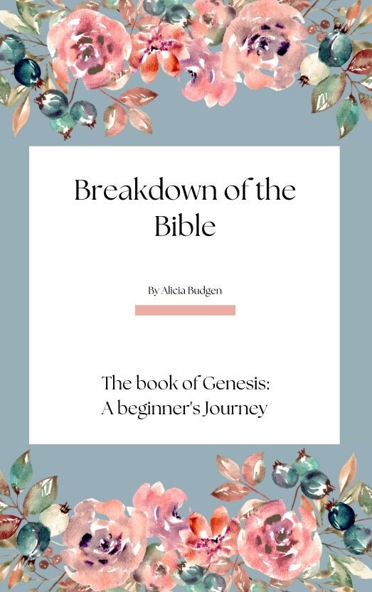 Bible Breakdown: Book of Genesis - Etsy