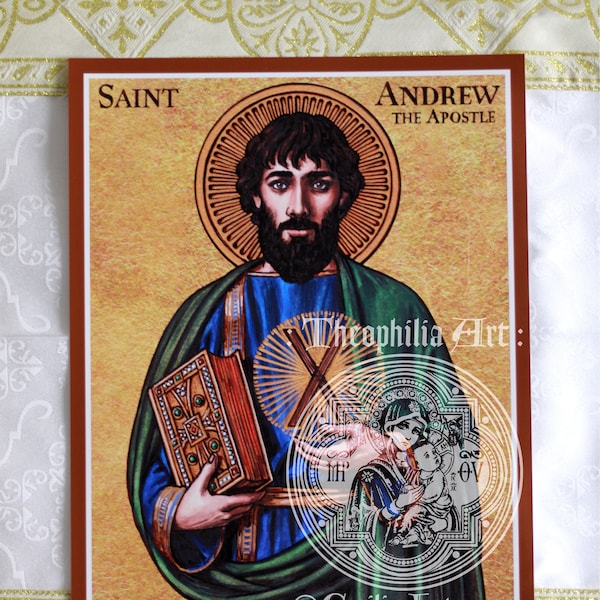 Saint Andrew Icon - Etsy