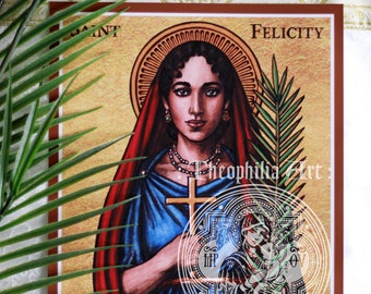 Saint Felicity Icon - Etsy