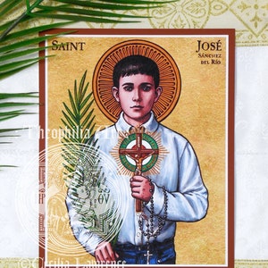 Saint Joselito - Jose Sanchez Del Rio Icon - Catholic Theophilia Art ...