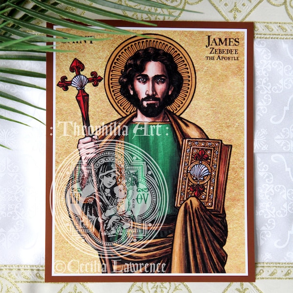 St James the Greater Icon - Etsy