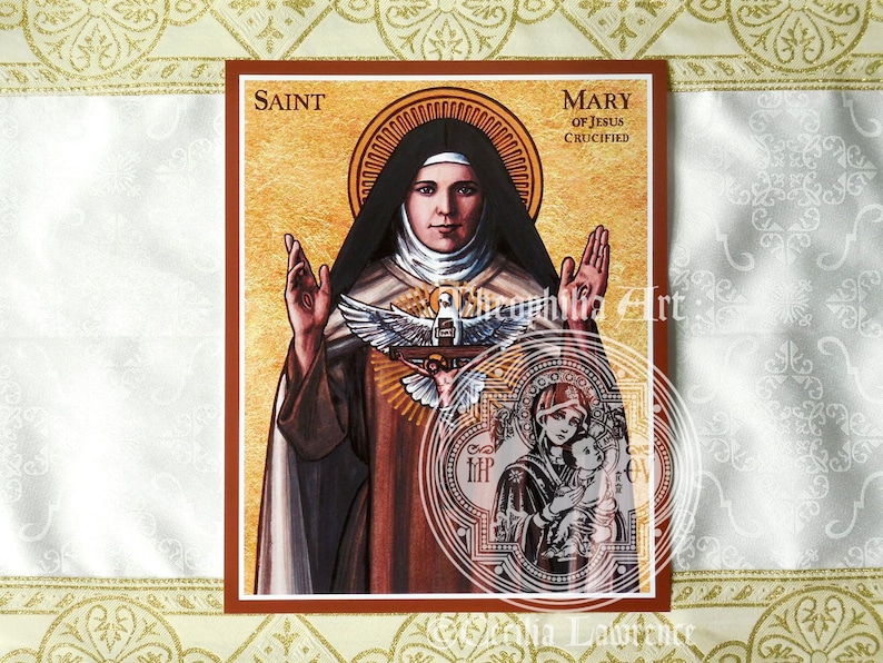 St. Mary Miriam Mariam Baouardy of Jesus Crucified Icon - Theophilia ...
