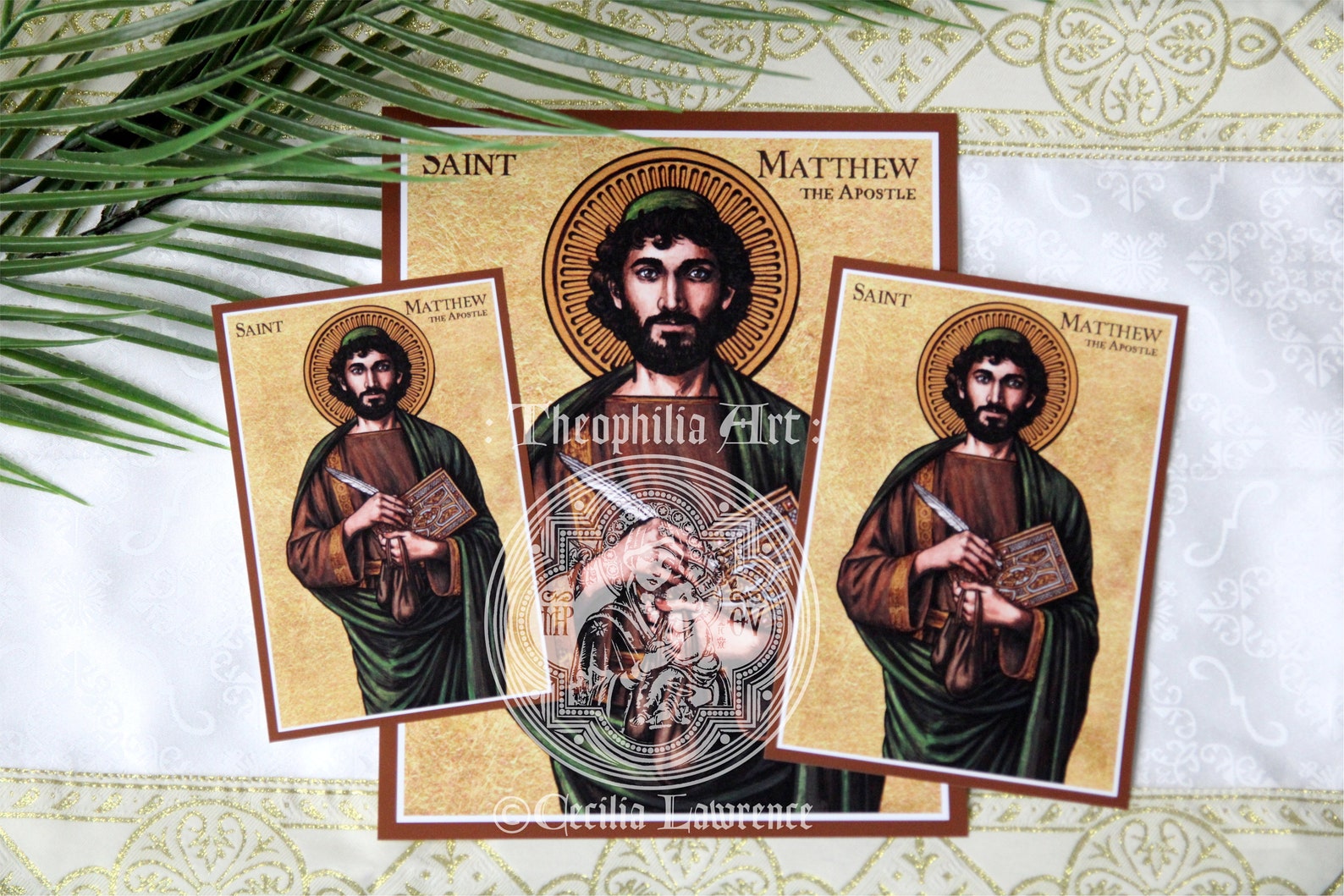 Saint Matthew the Apostle Icon - Theophilia Catholic Art Artwork Print ...
