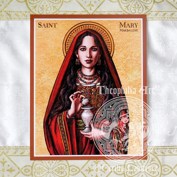 Mary Magdalene Icon - Etsy