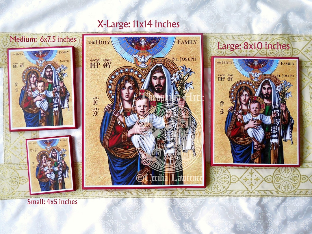 Wood Mounted Religious Saint Icons - Theophilia Catholic Art - Etsy