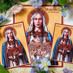 Saint Margaret of Scotland Icon - Theophilia Catholic Christian Artwork ...