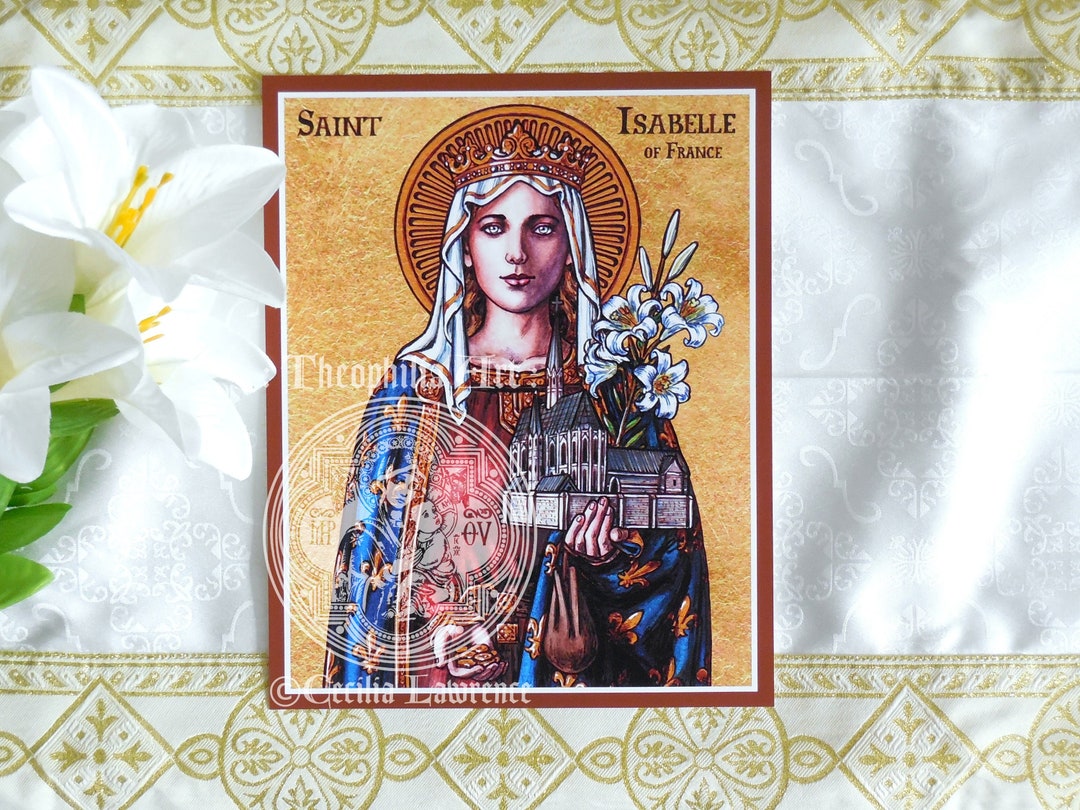 Saint Isabelle of France Icon - Elizabeth Isabel - Theophilia Catholic ...
