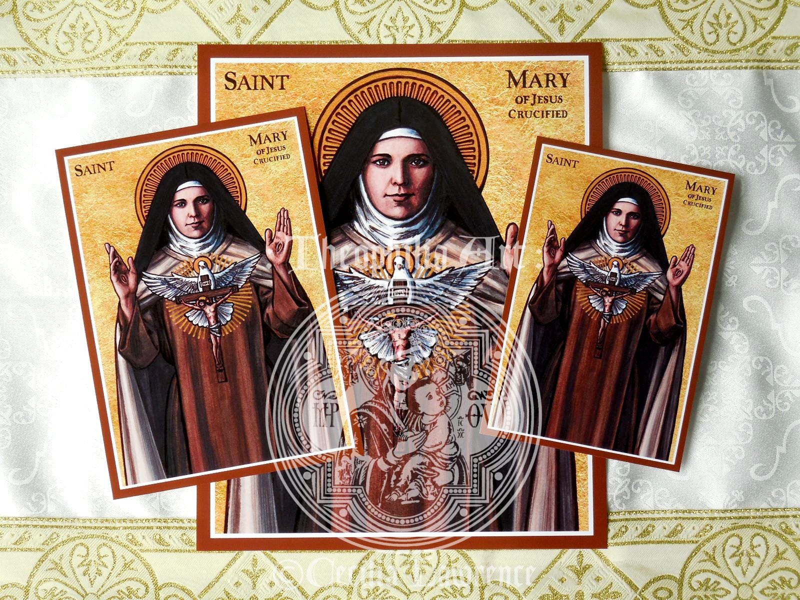 St. Mary Miriam Mariam Baouardy of Jesus Crucified Icon - Theophilia ...