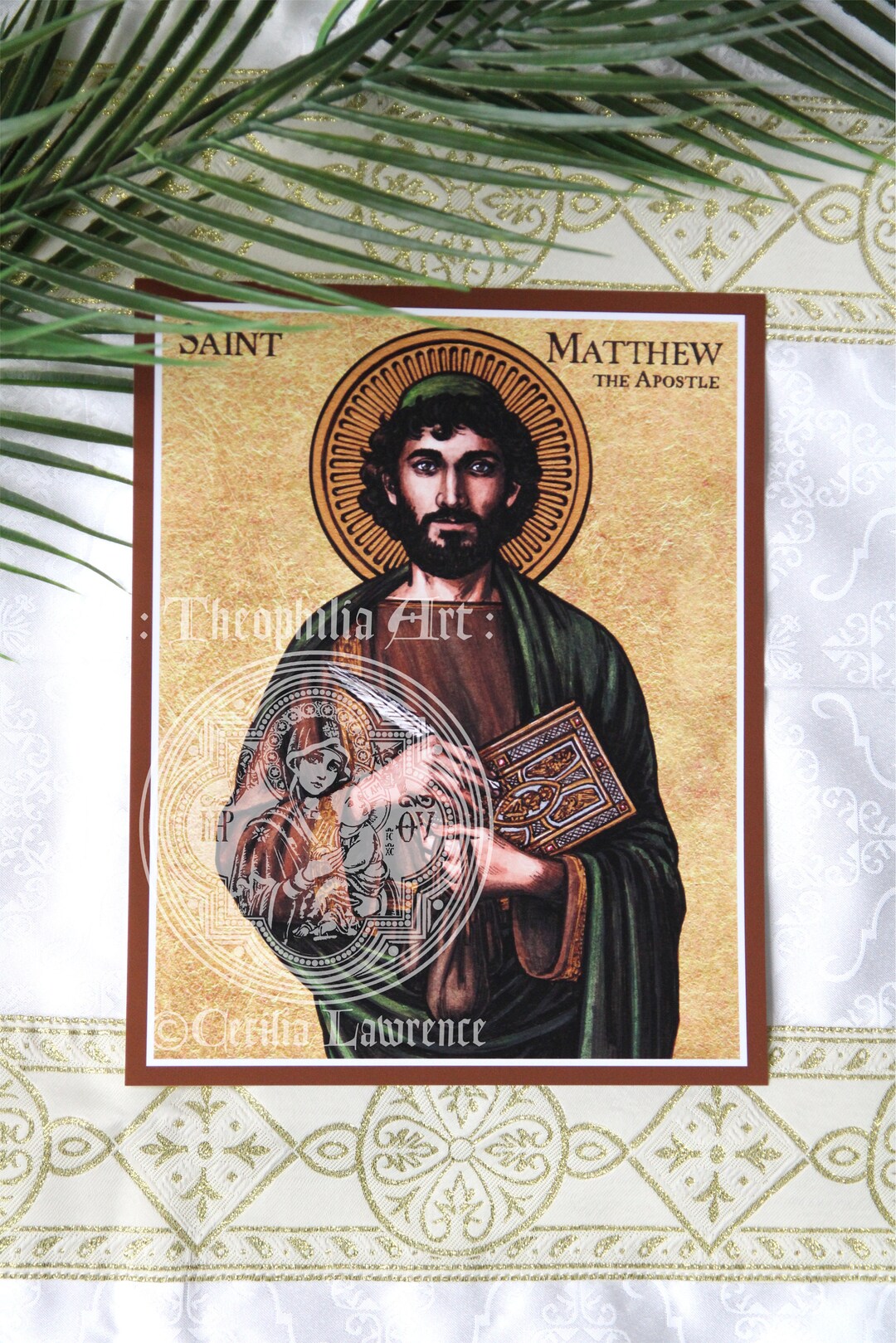 Saint Matthew the Apostle Icon - Theophilia Catholic Art Artwork Print ...