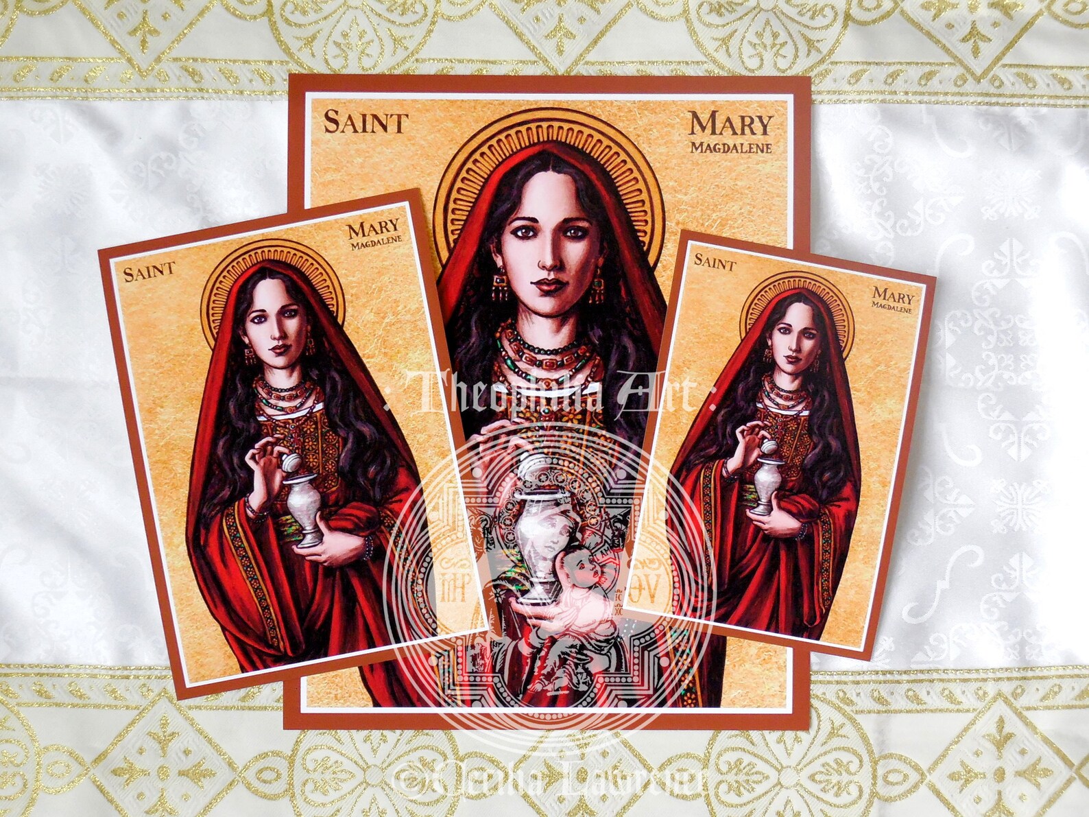 Saint Mary Magdalene Icon - Theophilia Catholic Artwork Art Print ...