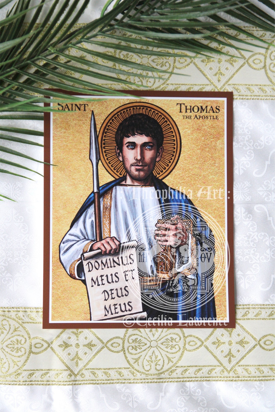 Saint Thomas the Apostle Icon - Catholic Theophilia Art Print - Patron ...