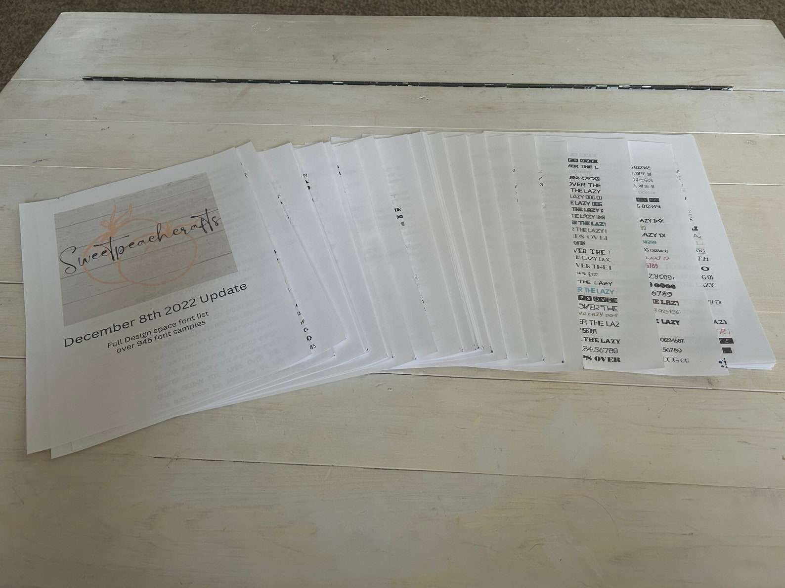 Fully Updated Cricut Design Space Font List December 2022, Design Space ...