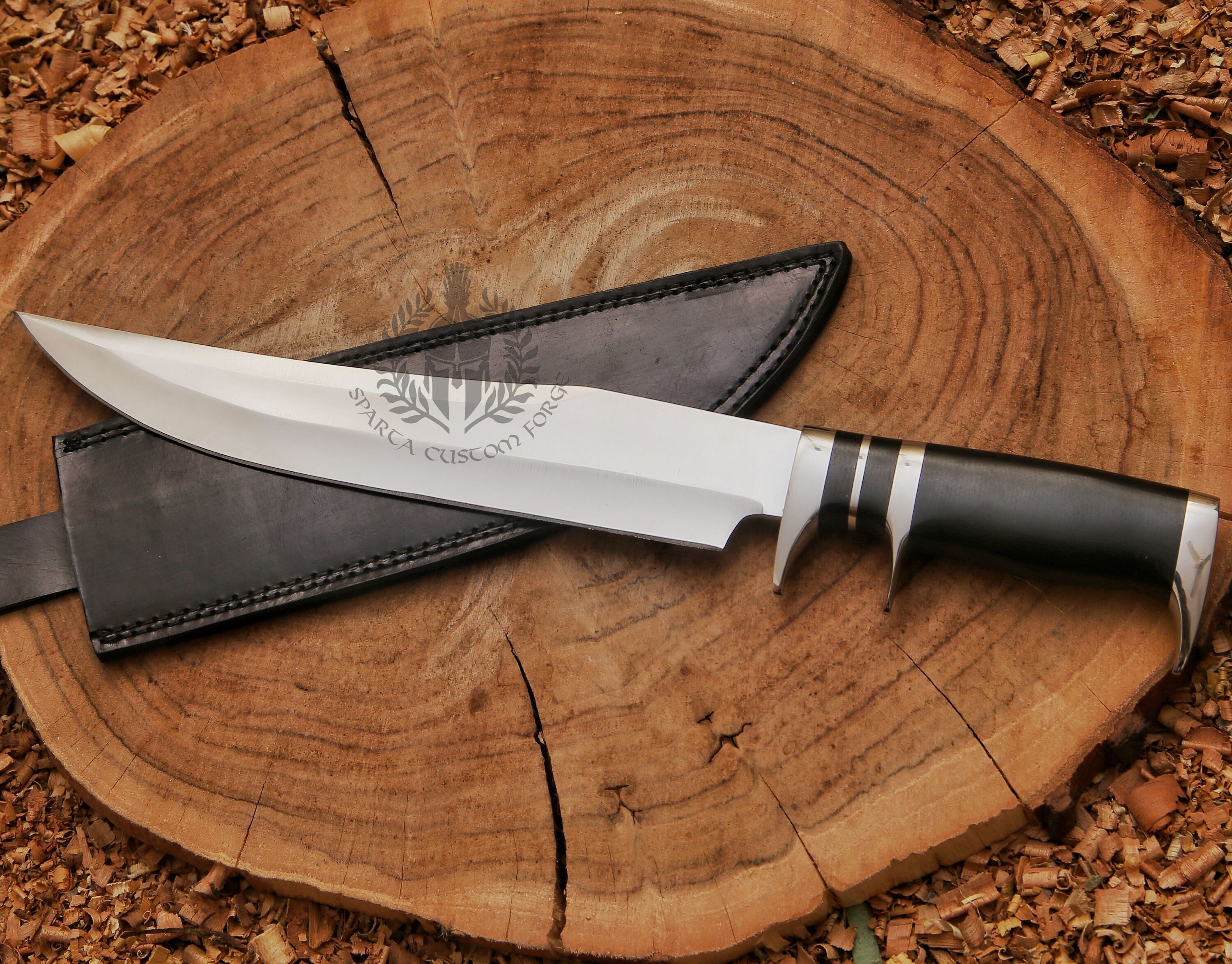 Custom Bowie Knife Handmade High Carbon Steel Knife With - Etsy